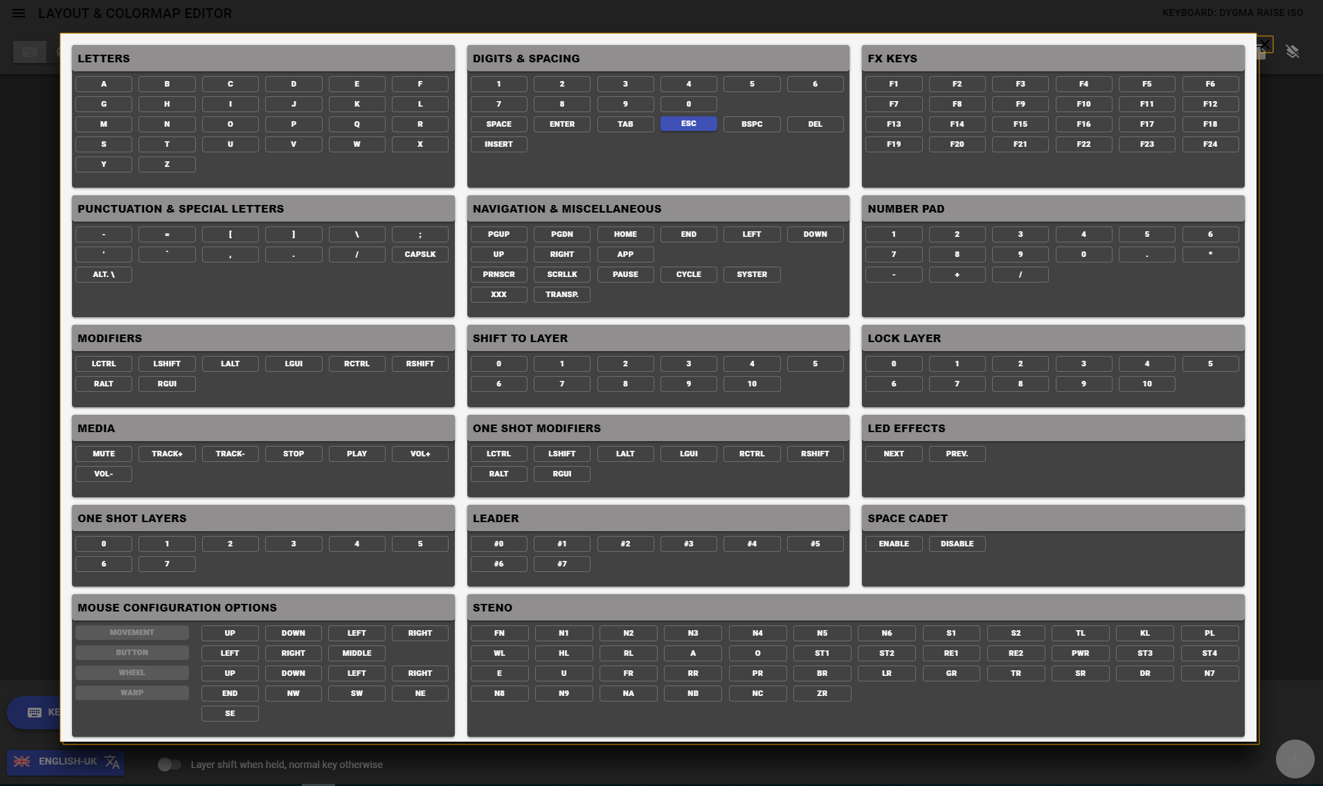 Configurator Software Updates – Dygma