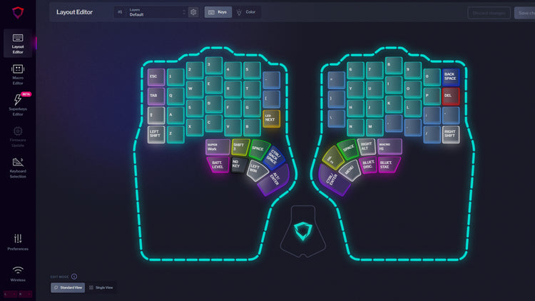 Configure your Dygma Defy with Bazecor